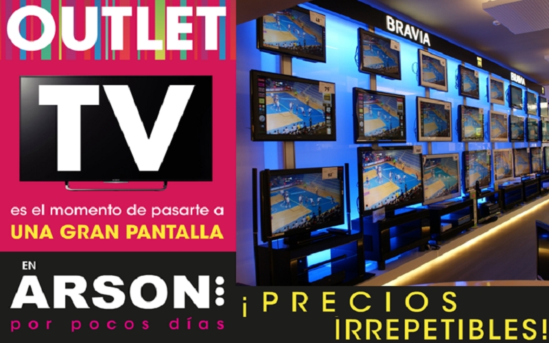 Nueva edición del OUTLET de televisores en ARSON
