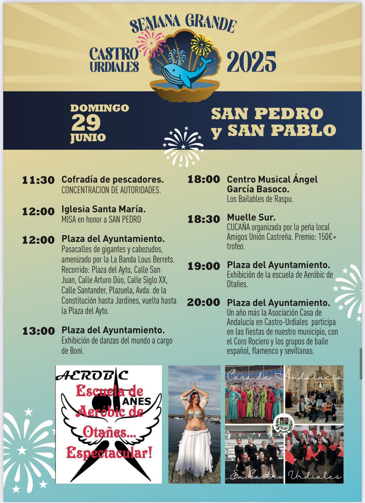 Programa de fiestas de la Semana Grande 2025 de Castro Urdiales
